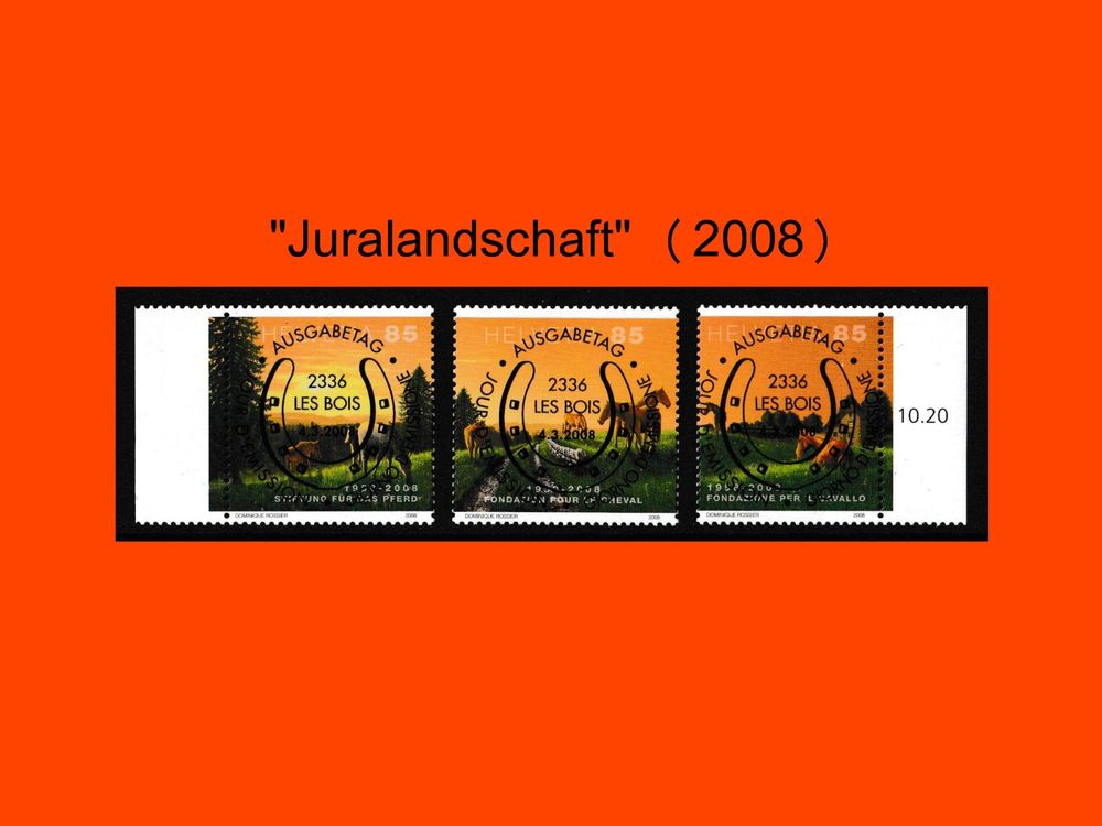 Vollstempel "Juralandschaft" (2008) (Neu (gemäss Beschreibung)) in Dübendorf für CHF 5 – mit ...