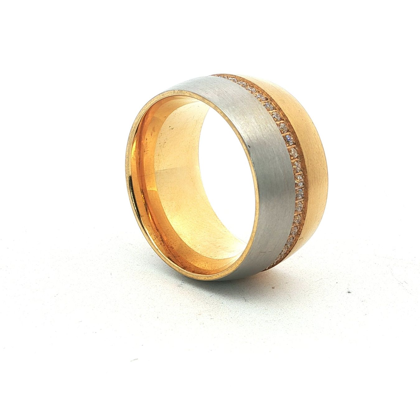 Edelstahl Bi-colorStatement Ring Ringgrösse 60 (Neu (gemäss ...