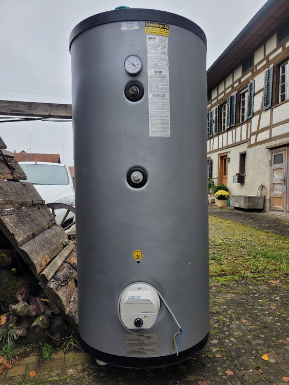 Warmwasserboiler 500 Lt. mit 6 kW Elektroeinsatz (Gebraucht) in ...