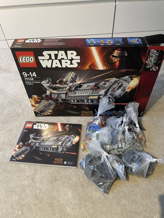 Lego Star Wars 75158 Rebel Combat Frigate mit allen Figuren | Kaufen ...