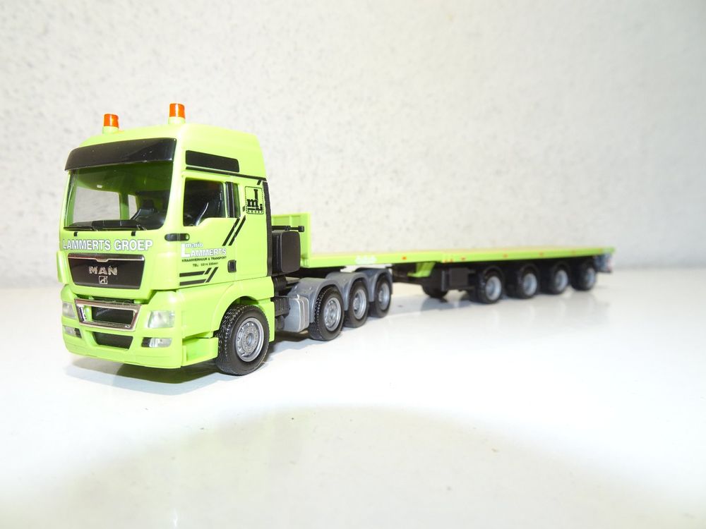 Herpa Lastwagen LKW MAN Sattelschlepper Teleskop HO | Kaufen auf Ricardo