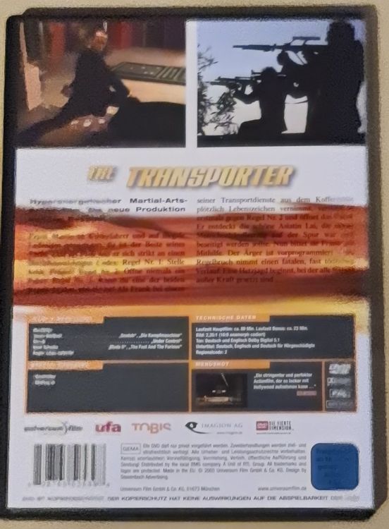 Transporter - Jason Statham (Gebraucht) in Fislisbach für CHF 0.6 – mit Lieferung auf Ricardo kaufen