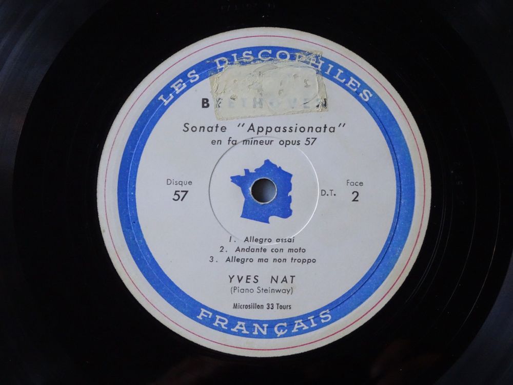 Yves NAT - Pathétique - Apassionata - Discophiles Français (Neu (gemäss ...