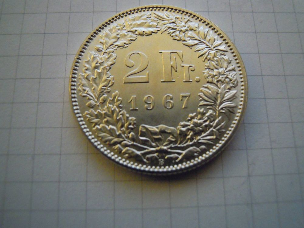 2 Fr. 1967 unz/stgl | Kaufen auf Ricardo