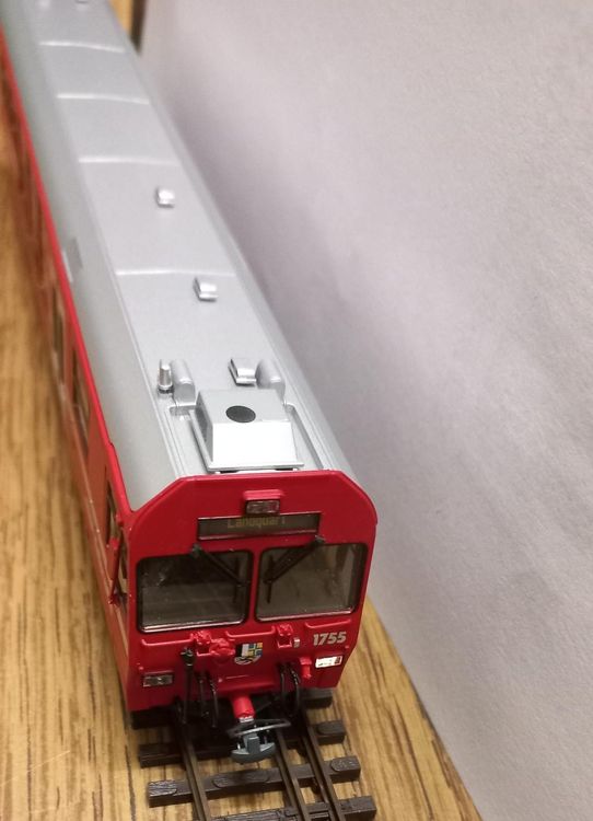 Bemo 3249 115 RhB BDt 1755 Seteuerwagen NEVA Retica neurot (Gebraucht ...