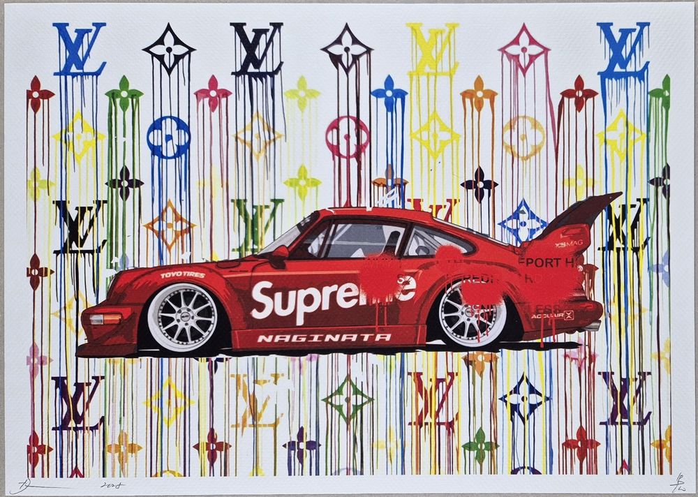 Death NYC Pop Art Druck " Vuitton Naginata Supreme Porsche (Neu (gemäss ...