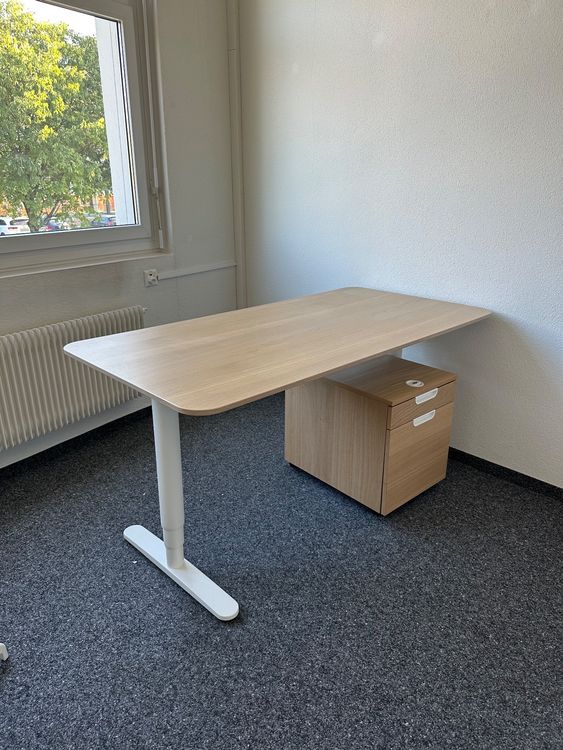 IKEA BEKANT elektr. höhenverstellbarer Schreibtisch 160x80 (Gebraucht ...