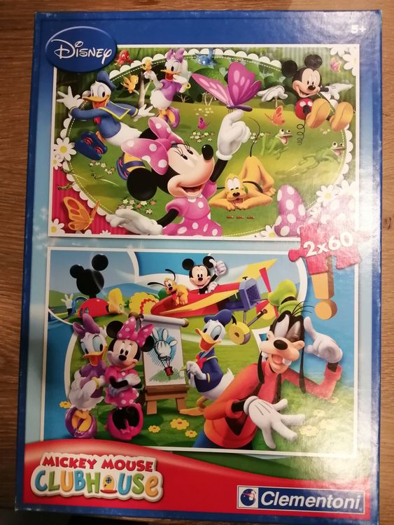 Puzzle "Mickey Mouse Clubhouse" 2x60 (Gebraucht) in Küttigen für CHF 1 ...