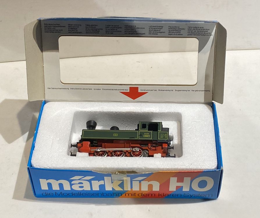 Märklin 3087 Dampflok 0-6-0 Länderbahn KLVM 3087 in OVP (Gebraucht) in ...