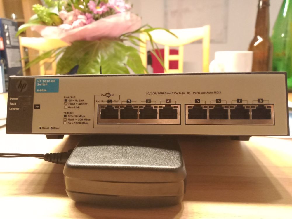 HP 1810-8G Pro Curve Switch J9802A (8-Port, RJ-45) | Kaufen auf Ricardo