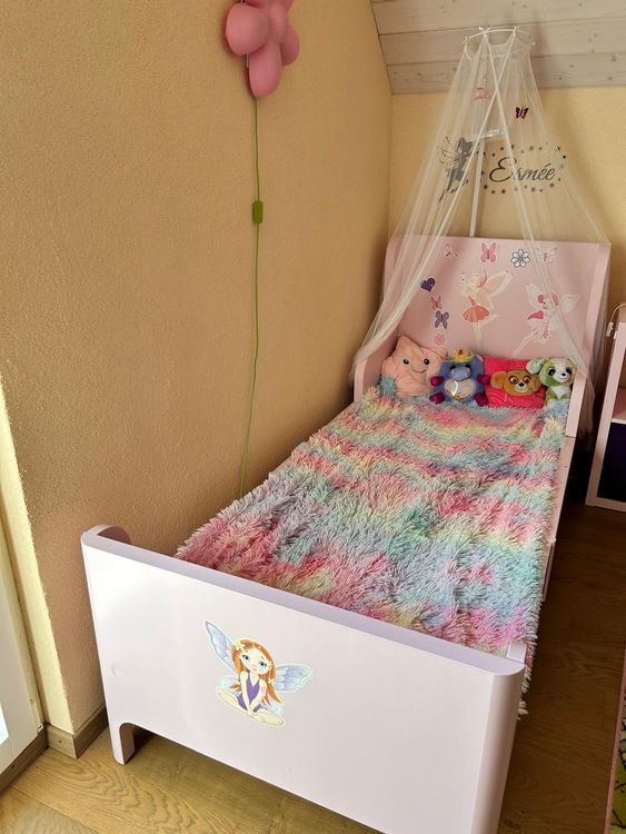 IKEA Busunge lit extensible, rose clair | Kaufen auf Ricardo