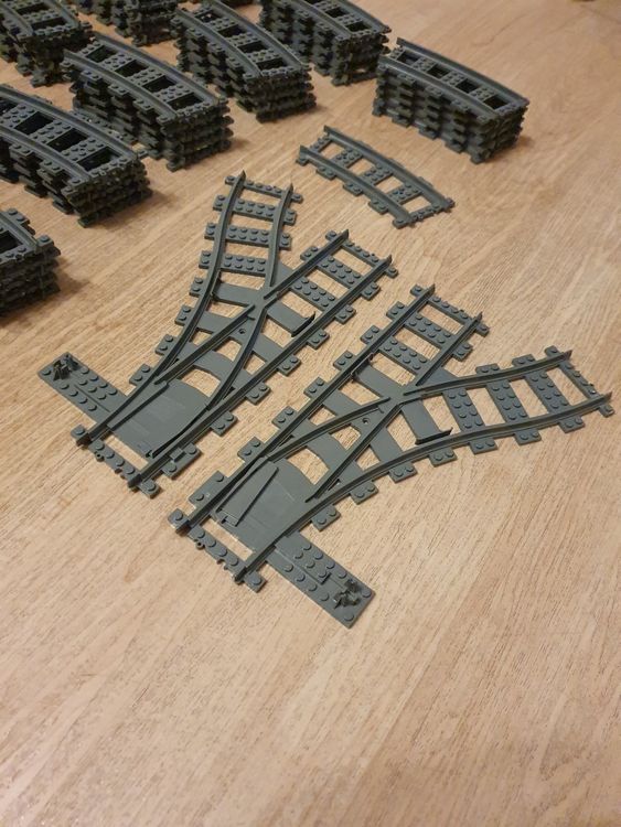 Lego City Eisenbahn Schienen mit Weichen | Kaufen auf Ricardo