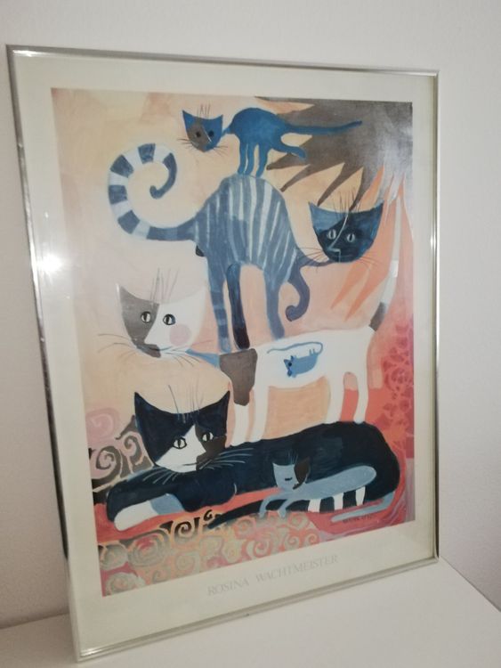 Rosina Wachtmeister Katzen Bild (Gebraucht) in Zofingen für CHF 99 – nur Abholung auf Ricardo kaufen