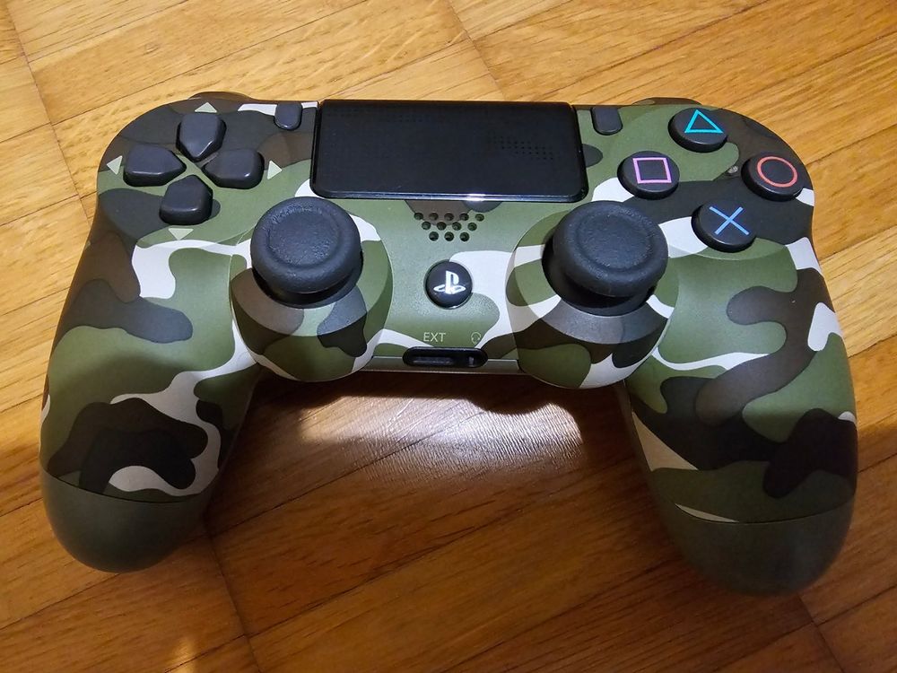 Playstation 4 PS4 Dualshock Controller Camouflage Top Zustan (Gebraucht ...