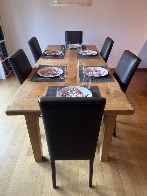 Esstisch Eiche massiv (Gebraucht) in Münchenstein für CHF 250 – nur Abholung auf Ricardo kaufen