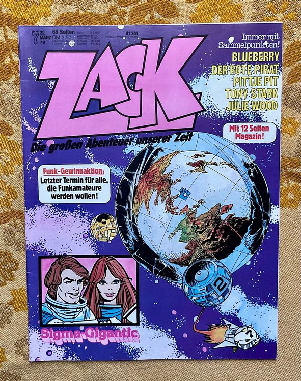 Zack Heft Nr 7 von 1979 (Gebraucht) in Endingen für CHF 2.4 – mit Lieferung auf Ricardo kaufen