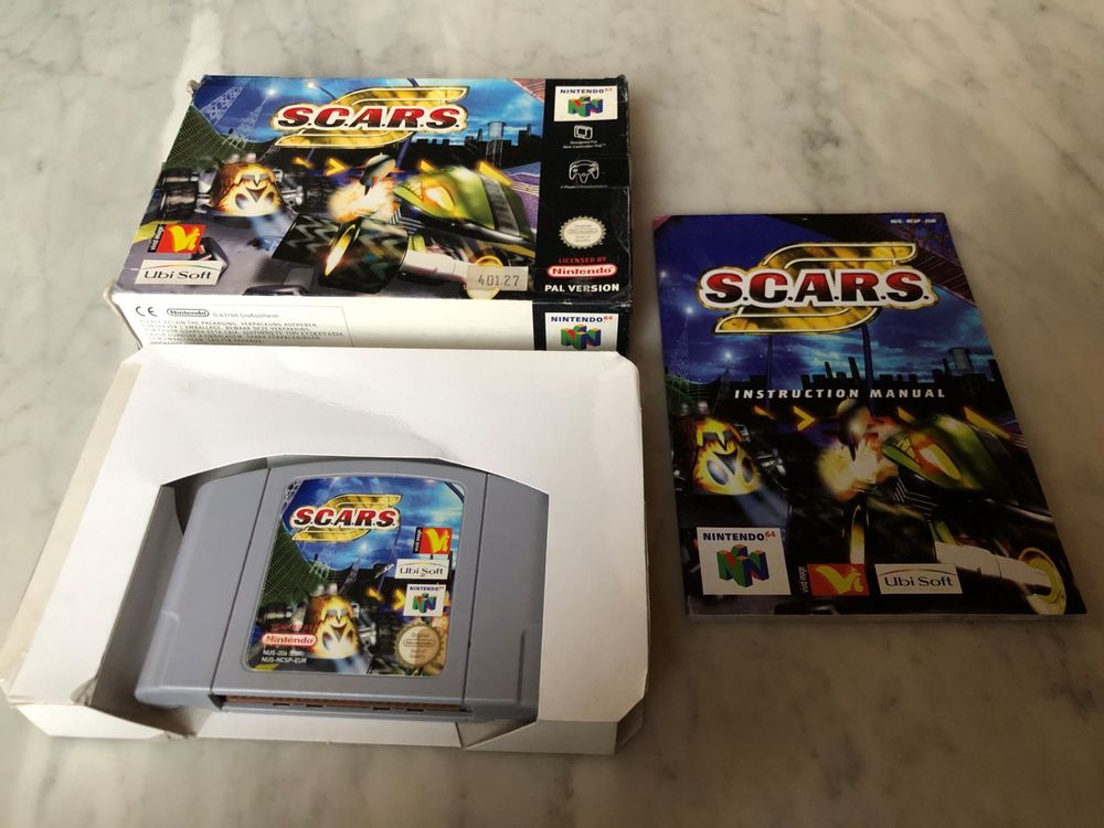 SCARS SPIEL FÜR NINTENDO 64 IN ORIGINALSCHACHTEL (Gebraucht) in ...