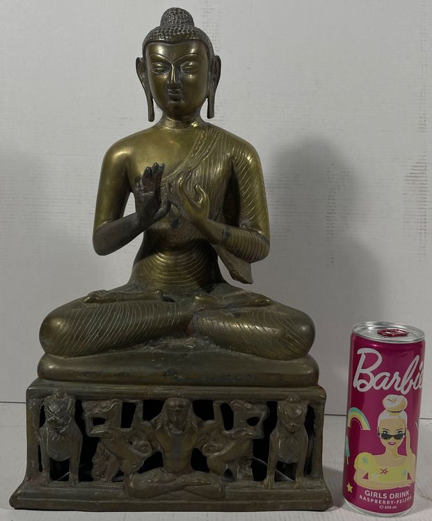 Gro Sehr Alte Asiati Bronze Buddha Skulp mit sehr schönen ve (Gebraucht) in Root für CHF 385 ...