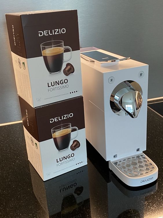 DELIZIO UNA PURE WHITH/2 Karton à 48 Kaps. LUNGO FORTISSIMO | Kaufen ...
