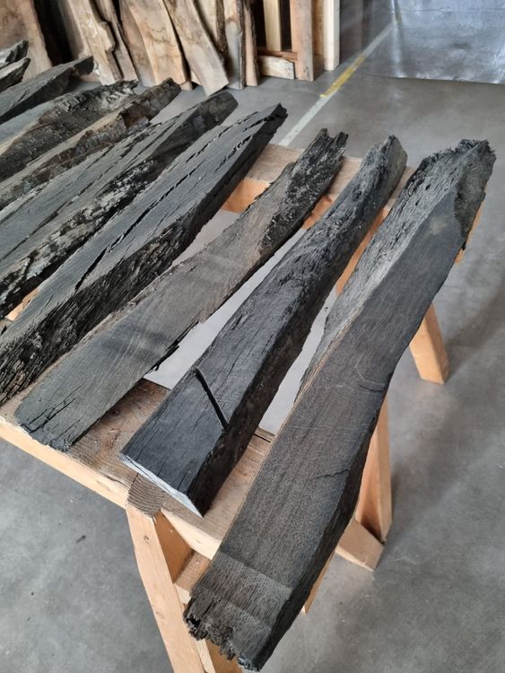 Mooreiche Bretter Unikat bog Oak Edelholz Deko 9 Stk Set | Kaufen auf ...