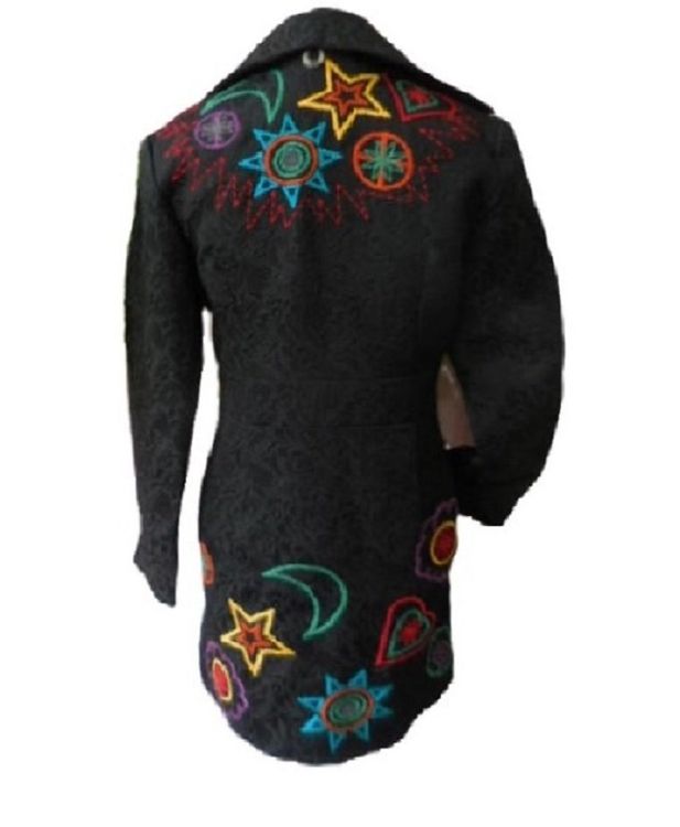 S/M längere Jacke bzw. Kurzmantel bunt bestickt (Gebraucht) in Basel ...
