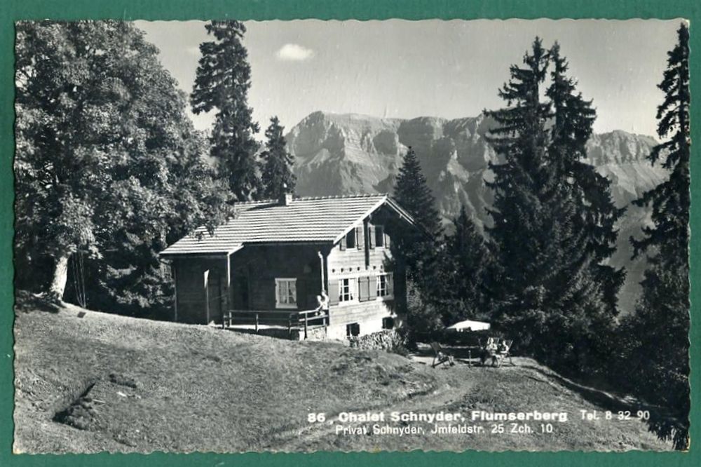 Flumserberg, Chalet Schnyder, 1952 (Gebraucht) in Sargans für CHF 1 – mit Lieferung auf Ricardo ...