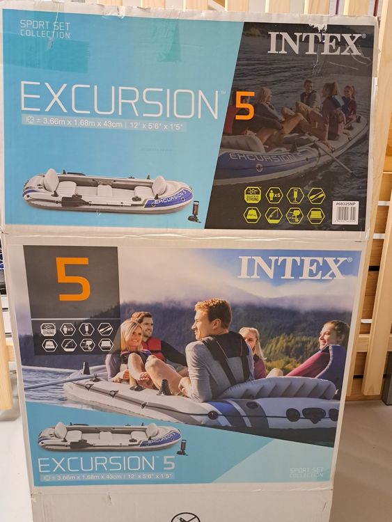 Intex Excursion 5 + Motor | Kaufen auf Ricardo