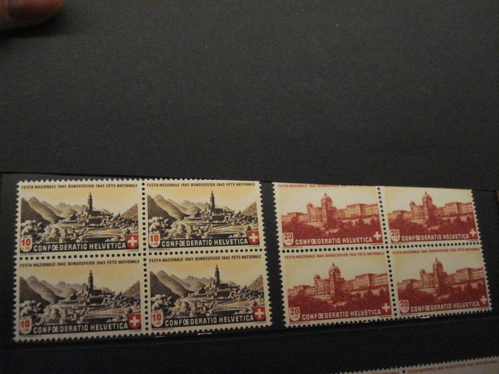 Pro Patria Satz 4erblock 1943 * | Kaufen auf Ricardo