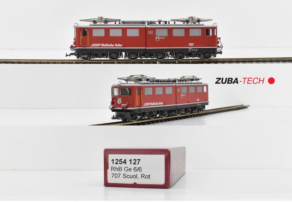 Bemo 1254127 E-Lok Ge 6/6 II RhB H0m GS Analog mit OVP | Acheter sur Ricardo