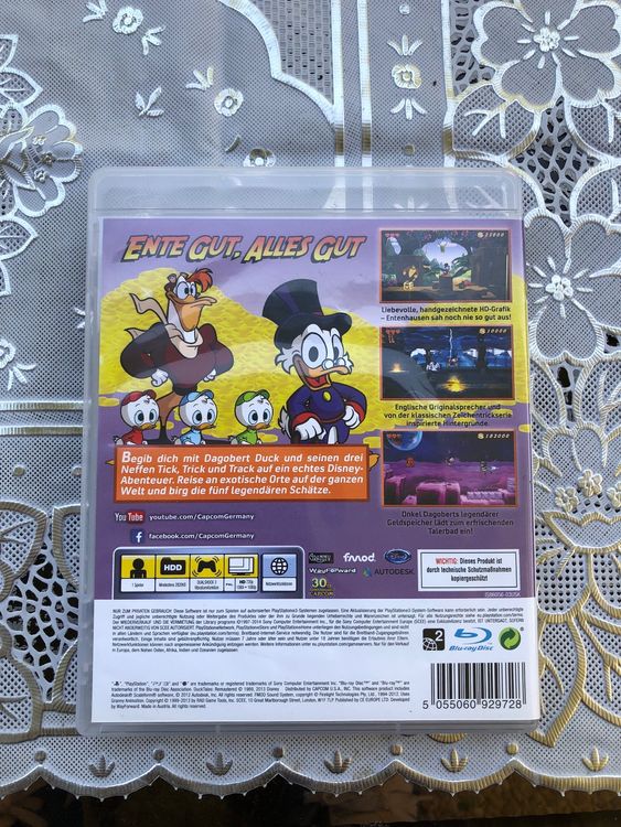 DISNEY DUCK TALES REMASTERED CAPCOM PS3 PLAYSTATION 3 SET (Neu (gemäss ...