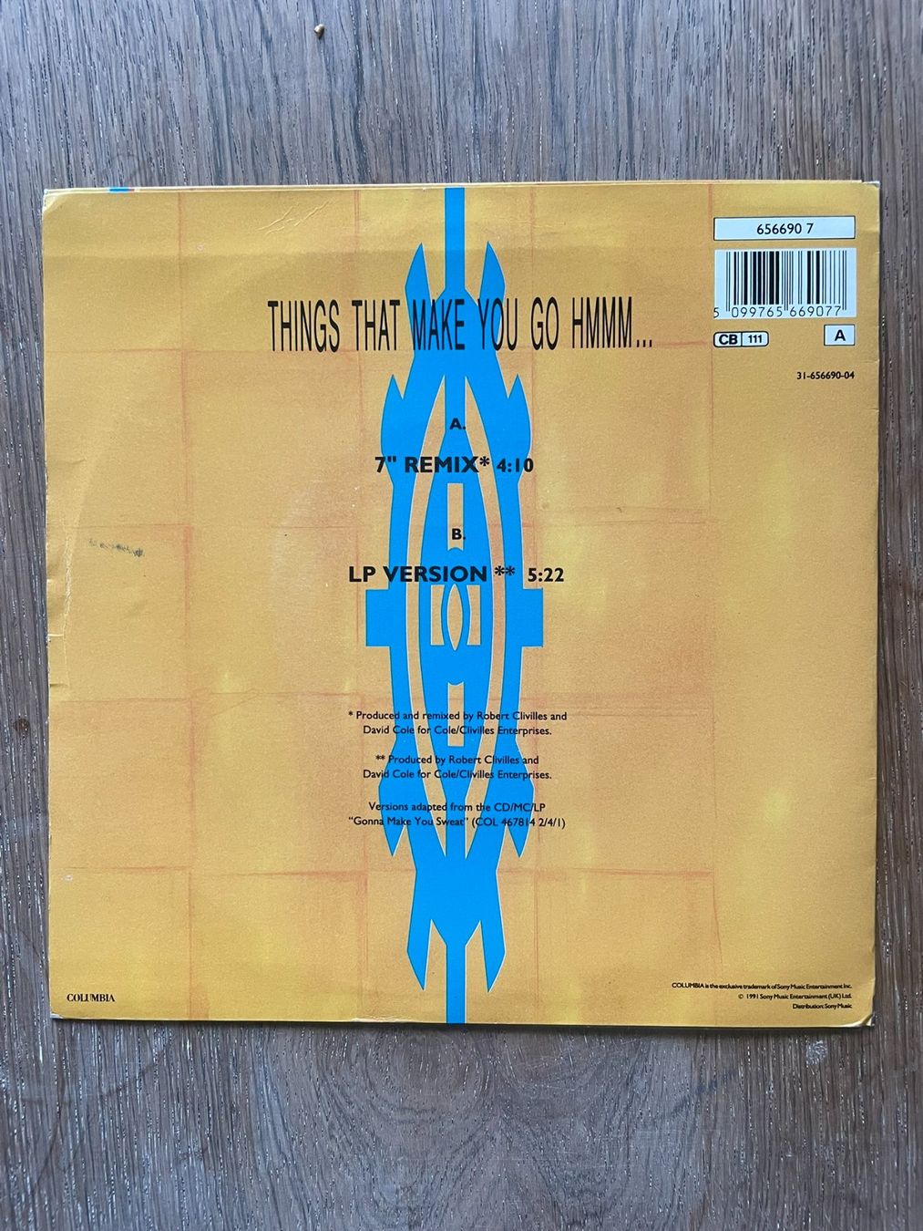 C + C Music Factory Things That Make You Go Hmmm..1991 NM (Gebraucht ...