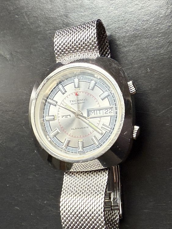 TECHNOS Automatic Alarmdate Herrenuhr Vintage Swiss Made (Gebraucht) in chur für CHF 270 – mit ...