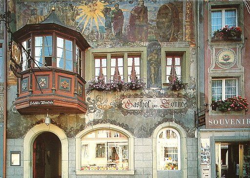 STEIN AM RHEIN Gasthaus Sonne, Fresken Christian Schmid 1900 (Gebraucht) in Jona für CHF 3.9 ...