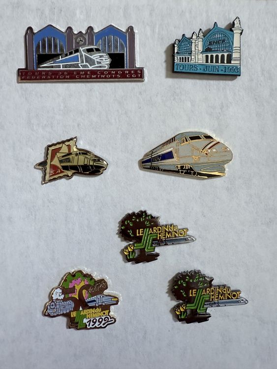 Vintage Train Pin Collection SNCF - Railway Memorabilia Pin (Gebraucht ...