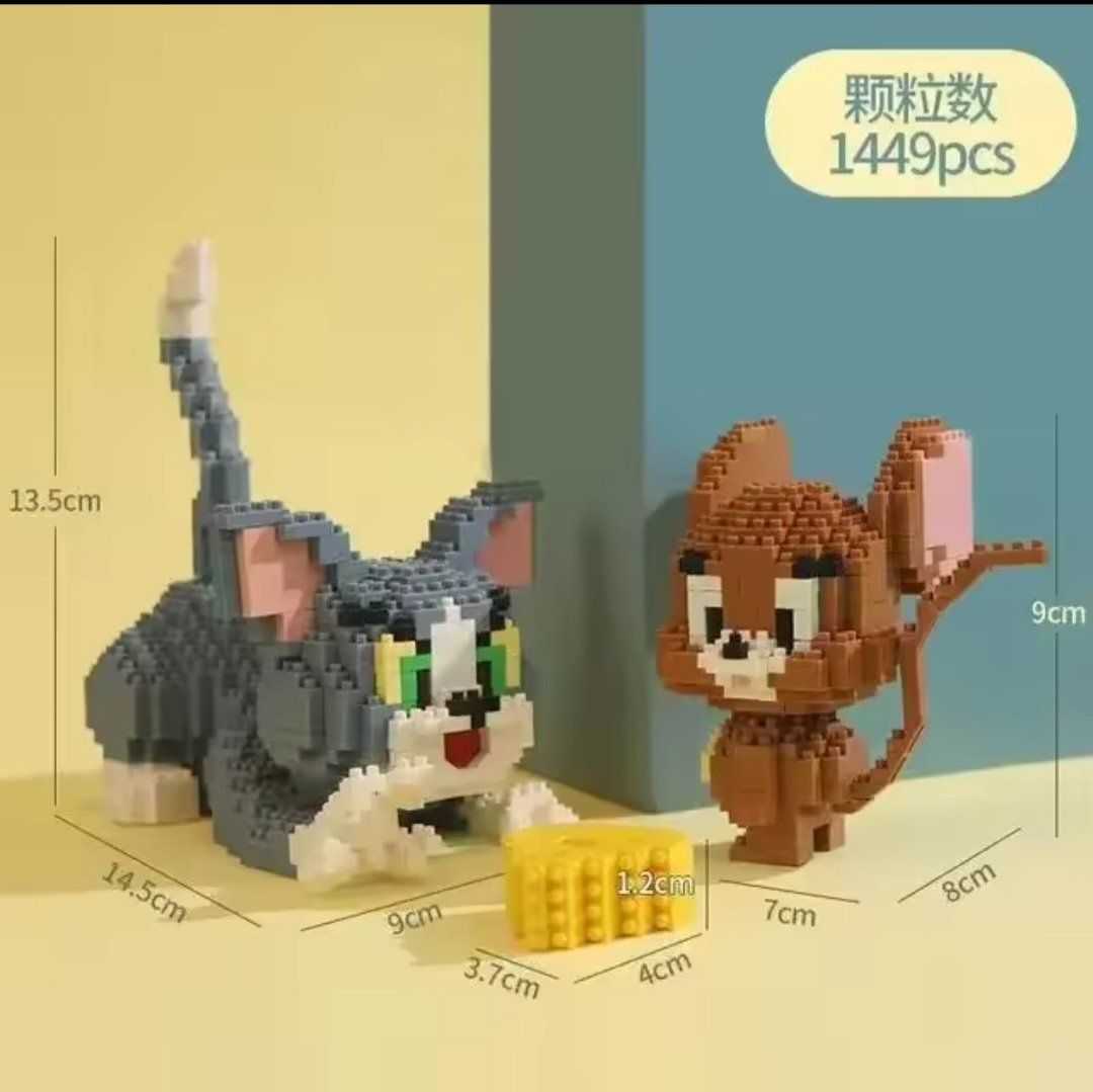 Blocs de construction chat et souris 1449 pièces (Neuf avec emballage d ...
