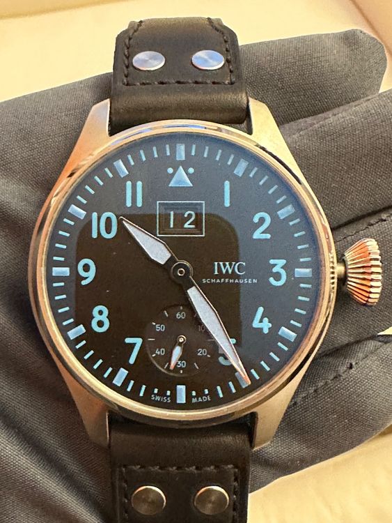 IWC BIG PILOT Big Date Bucherer Blue limited Edition (NEW) (Neu und ...