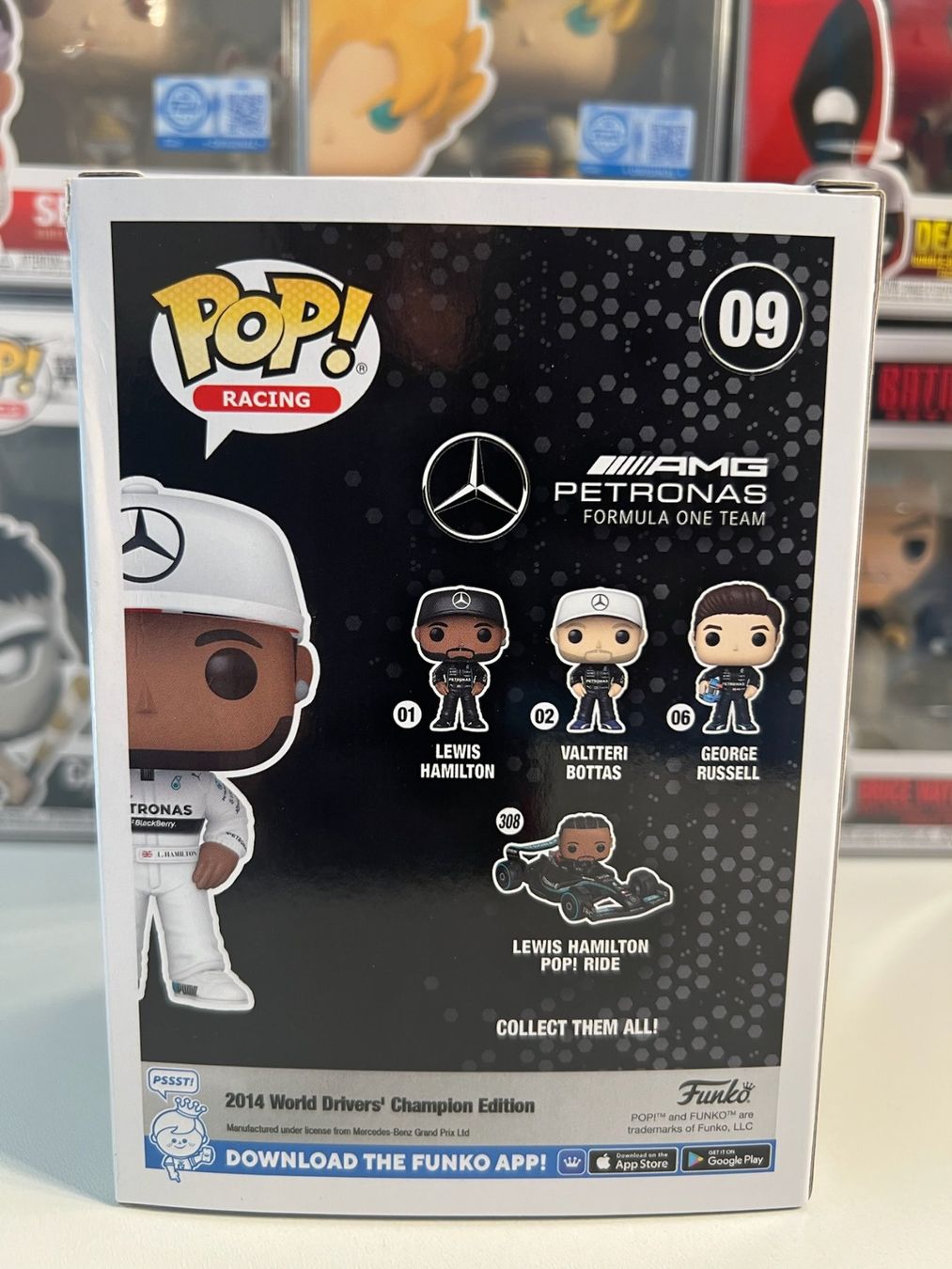 Funko POP! Formula 1 Mercedes AMG Petronas Lewis Hamilton (Neu und ...