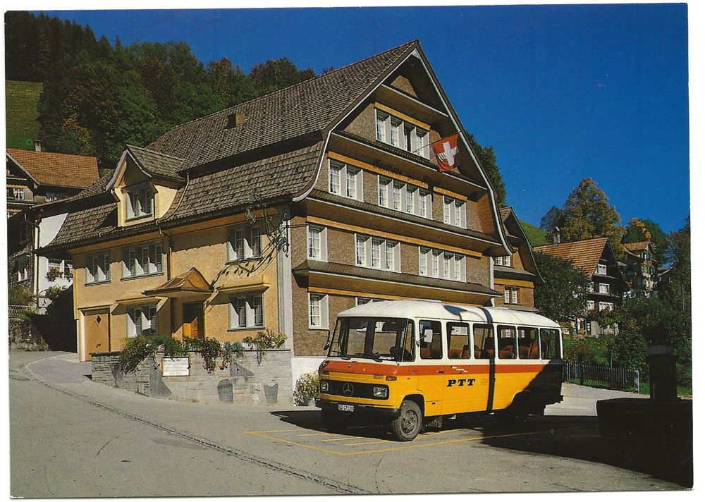 Krinau Sg Toggenburg Gasthaus Rössli Postauto Um 1970 Kaufen