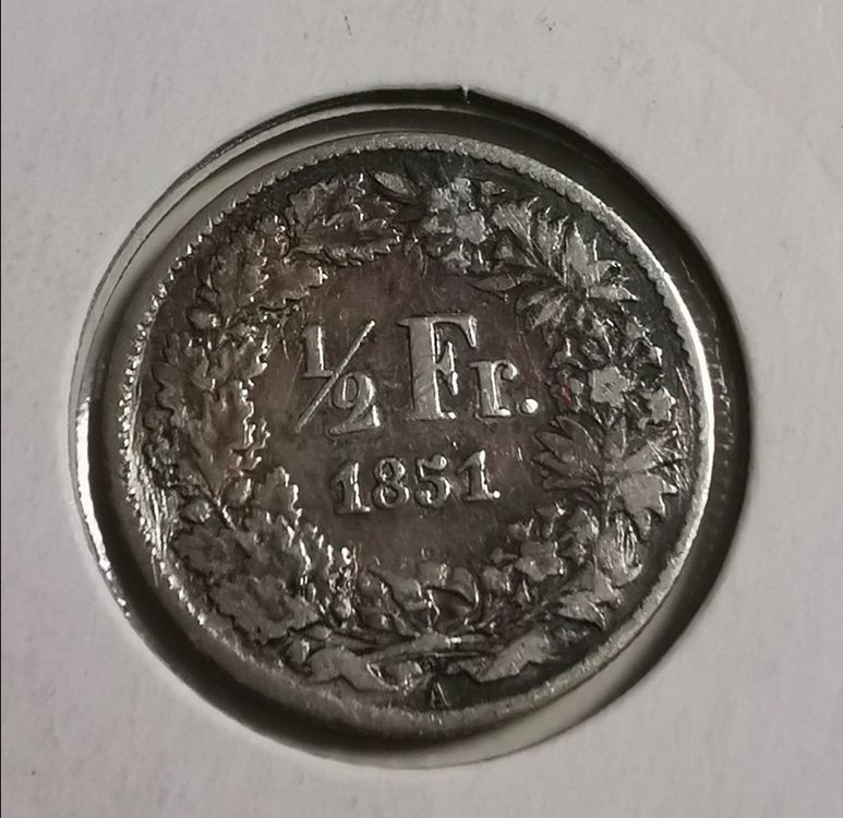50 Rappen 1851 | Comprare su Ricardo
