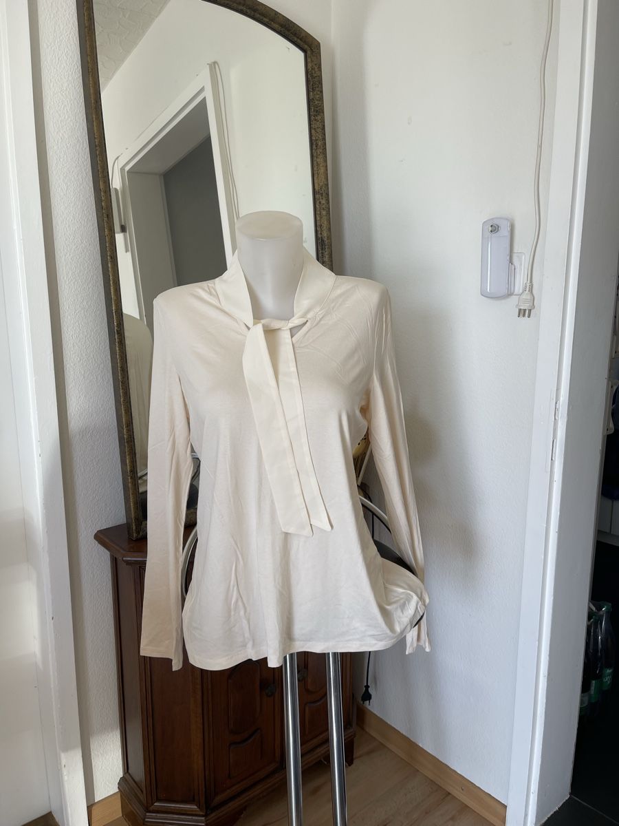 Chemisier crème Esprit L avec noeud, neuf (Neuf (Voir description)) à ...