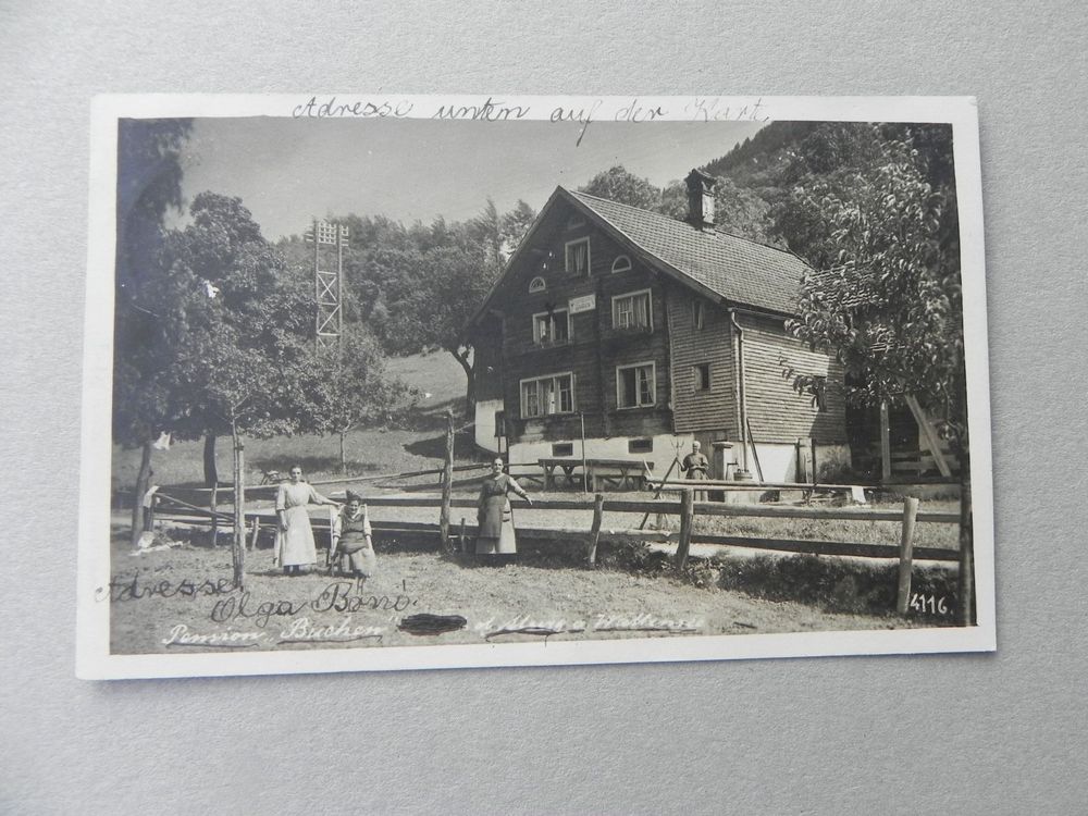 Karte Murg St Gallen Pension Buchen1920 Kaufen Auf Ricardo