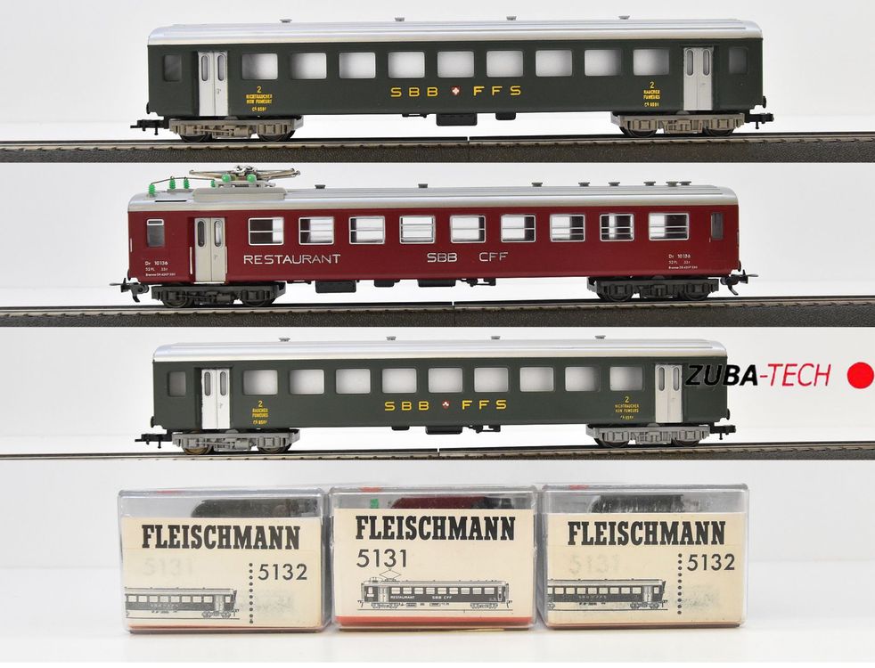 Fleischmann 3x Personenwagen EW I SBB H0 GS mit OVP (Gebraucht) in St. Gallen für CHF 14 – mit ...