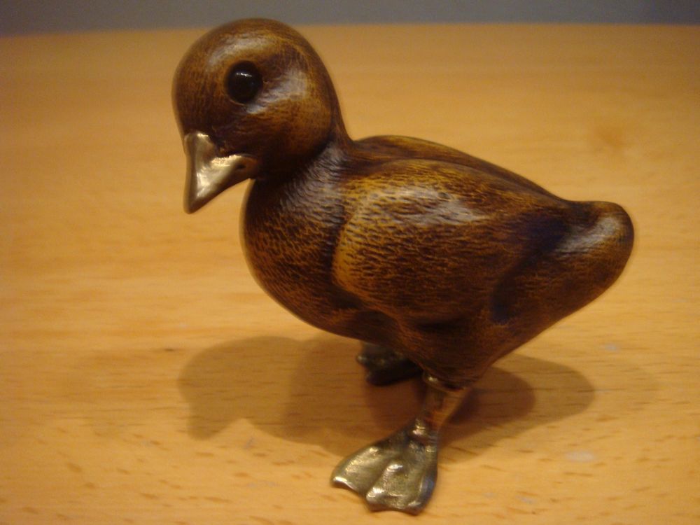 Baby Ente mit Messing Schnabel und Füsse (Gebraucht) in Reinach BL für ...