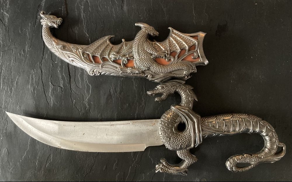 Drachen Dolch, Sammlerstück, Fantasy Deko Top! (Gebraucht) in ...