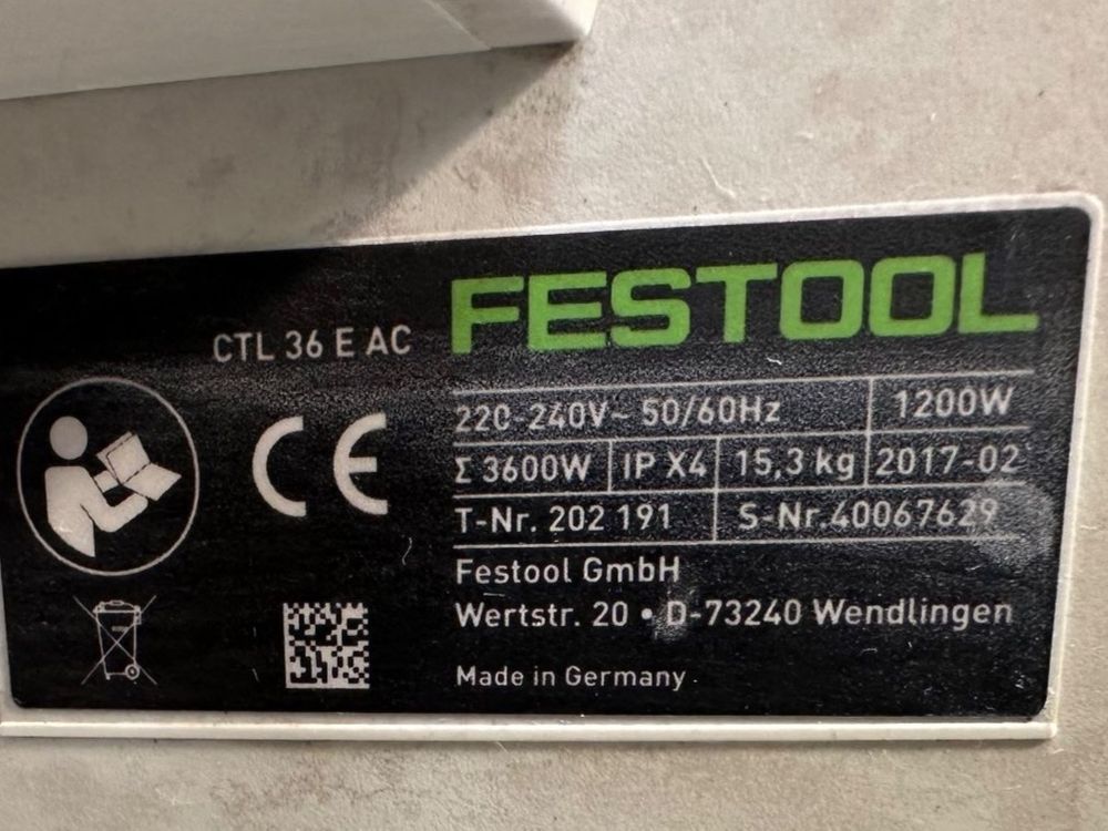 Festool Absaugmobile CTL 36 E AC | Kaufen auf Ricardo