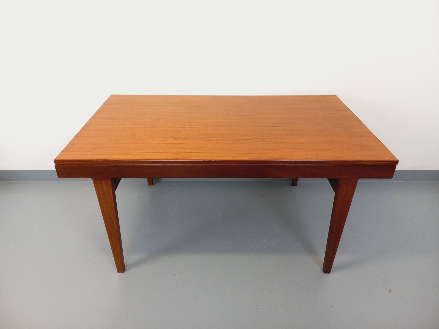 Table à manger scandinave vintage des années 50 60 en teck (Gebraucht ...