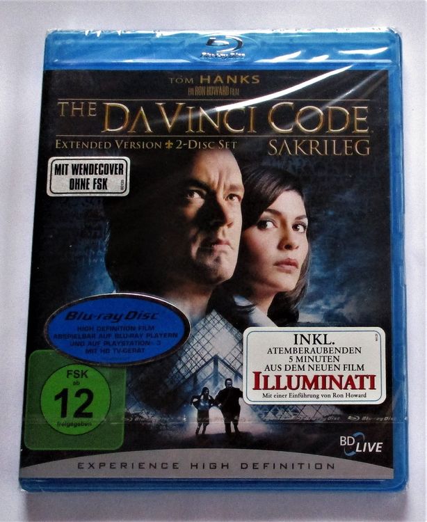 THE DA VINCI CODE SAKRILEG - Tom Hanks 2-Disc NEU (Neu und originalverpackt) in Lichtensteig für ...