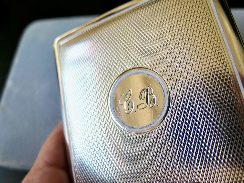 Antikes Zigarettenetui aus massivem Silber | Kaufen auf Ricardo