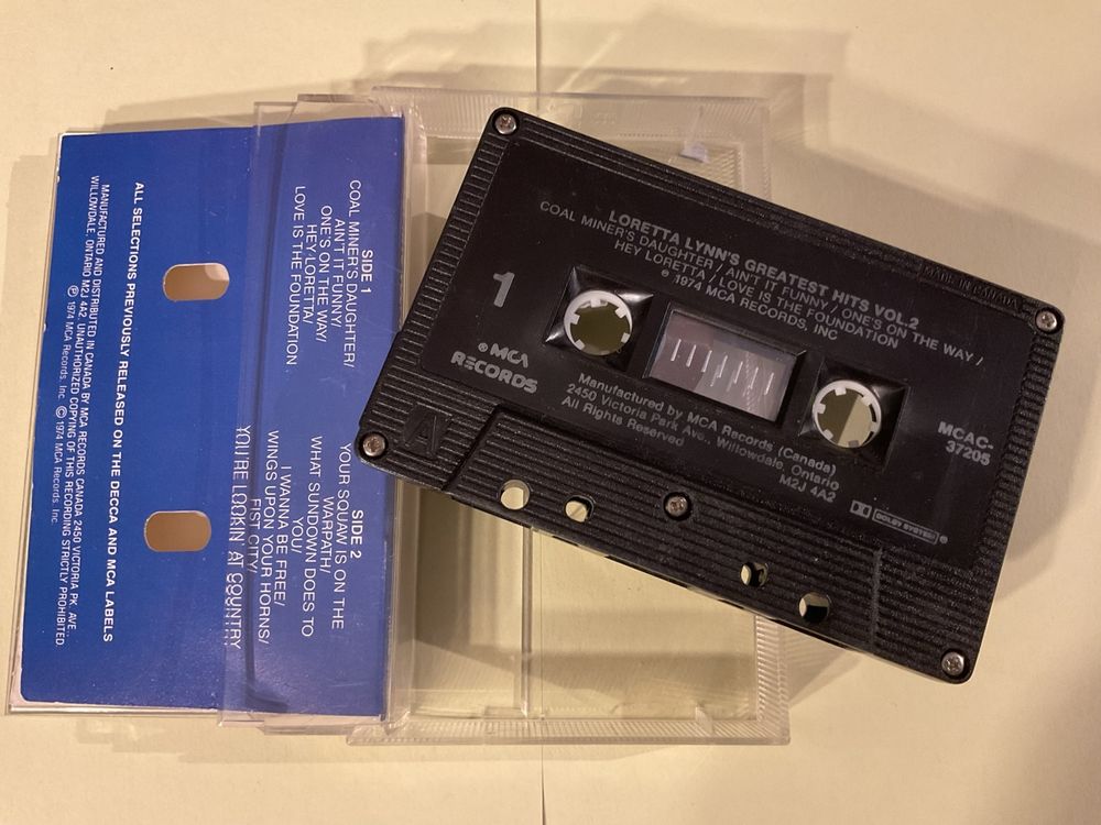Loretta Lynn - Greatest Hits Vol. II - Musikkassette 🎶🎵🎧 (Gebraucht) in ...