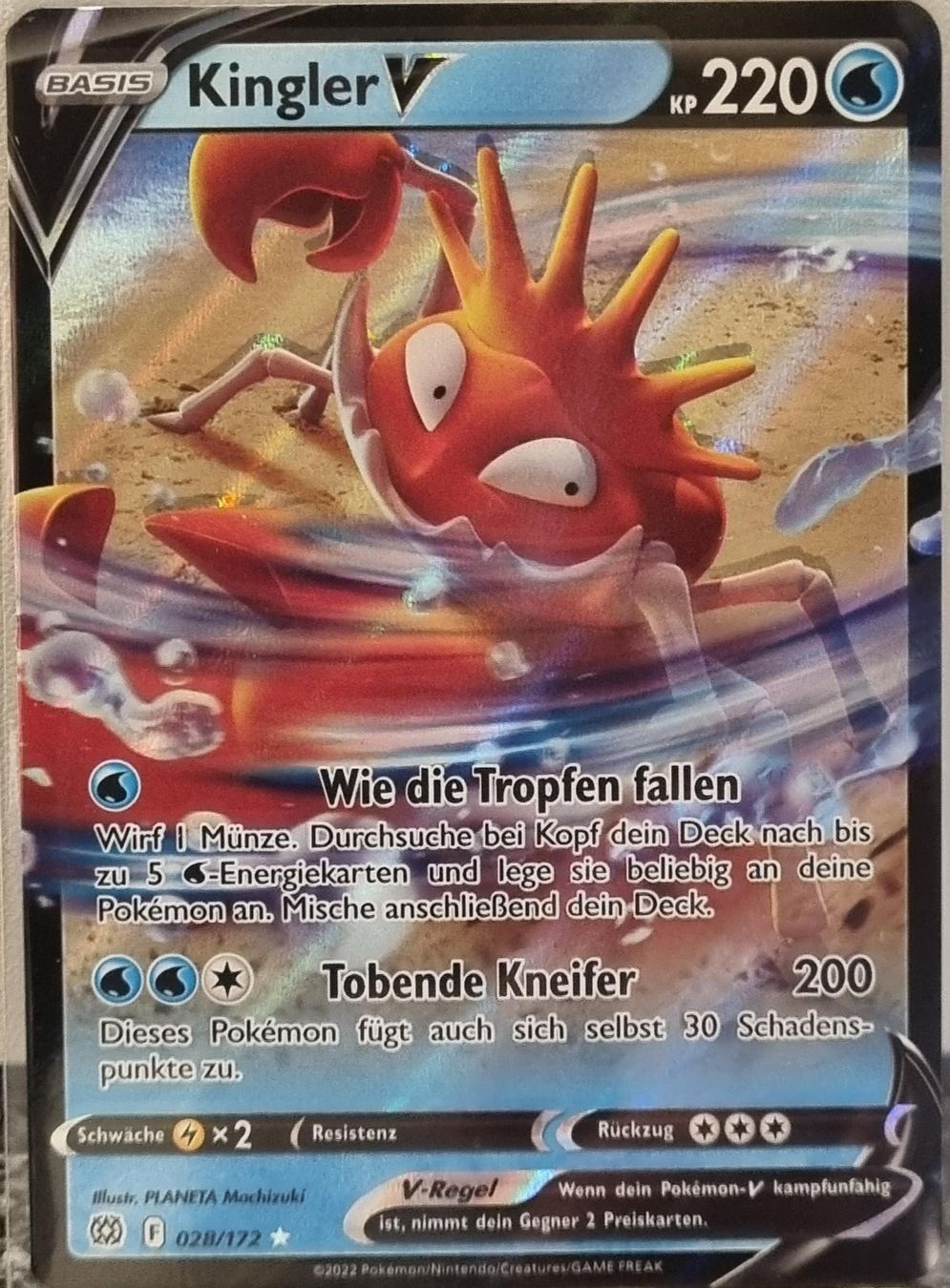 Pokémon – Kingler V 🇩🇪 - BRS-028 - Brilliant Stars (Gebraucht) in Bern ...